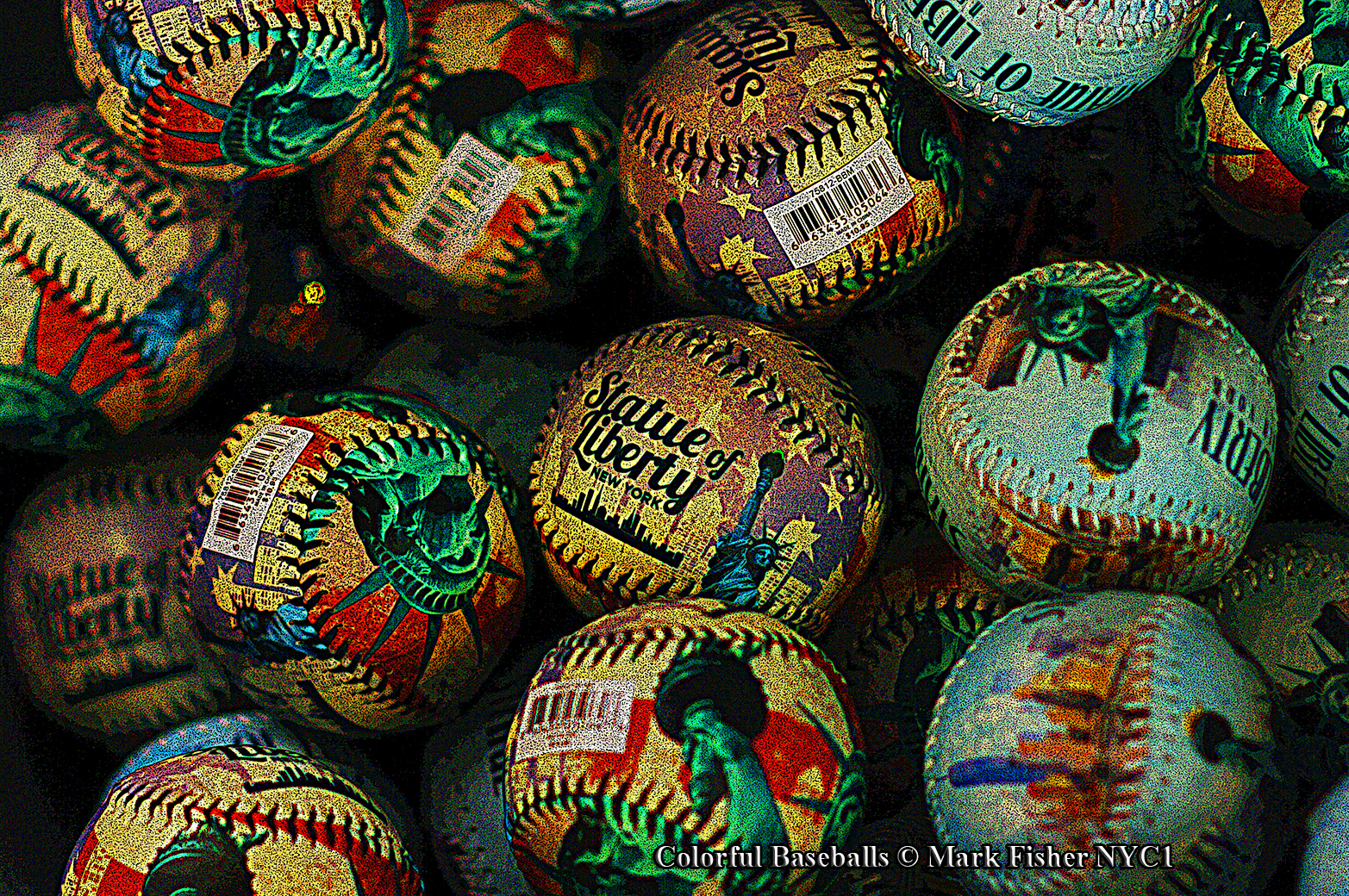 The People For The People: Colorful Baseballs • American Photographer ...