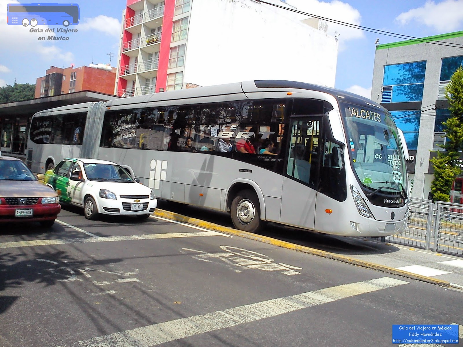Mercedes Benz BRT en pruebas en la línea 2 del Metrobus