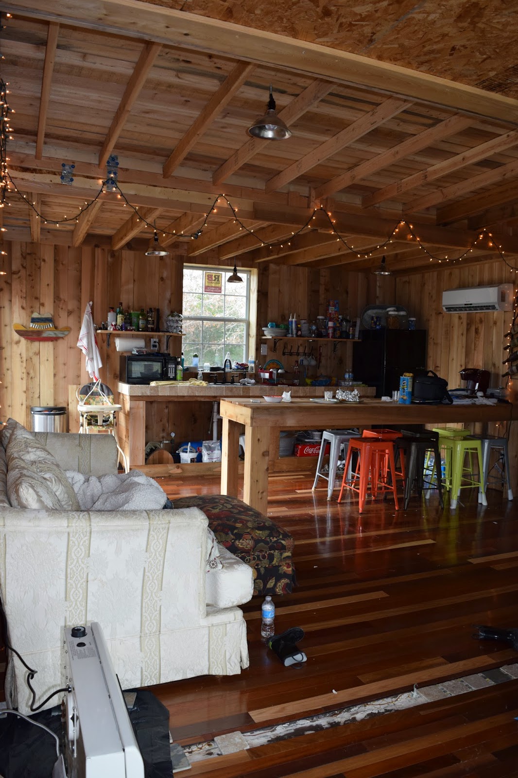Off The Grid, Texas: Large Room Addition to Shipping Container Home
