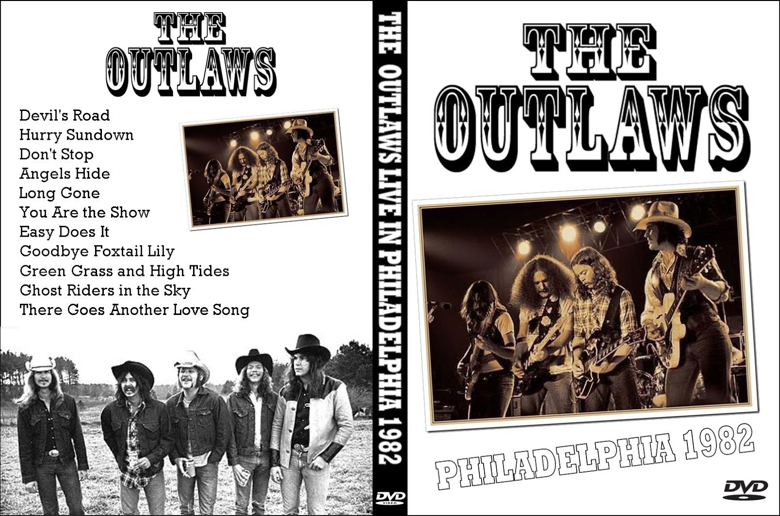 BANCA DO ROCK Rock Concert DVD: 2320 - DVD - THE OUTLAWS 1982 - BOOTLEG
