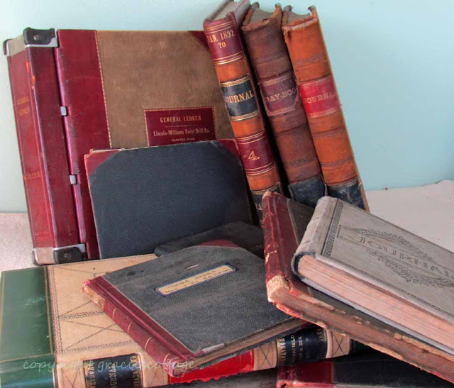 Gracie's Cottage: Ledgermania - Antique Ledgers
