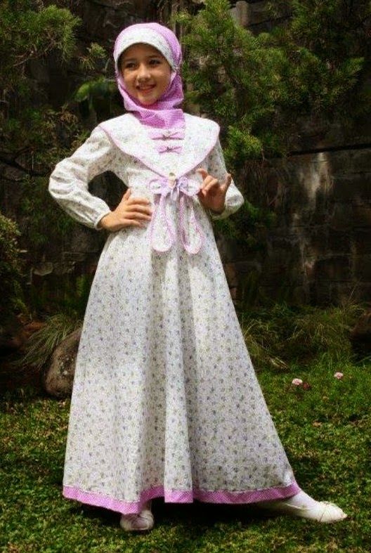 Model Gamis Brokat Untuk Anak Kecil - Model Hijab Terbaru
