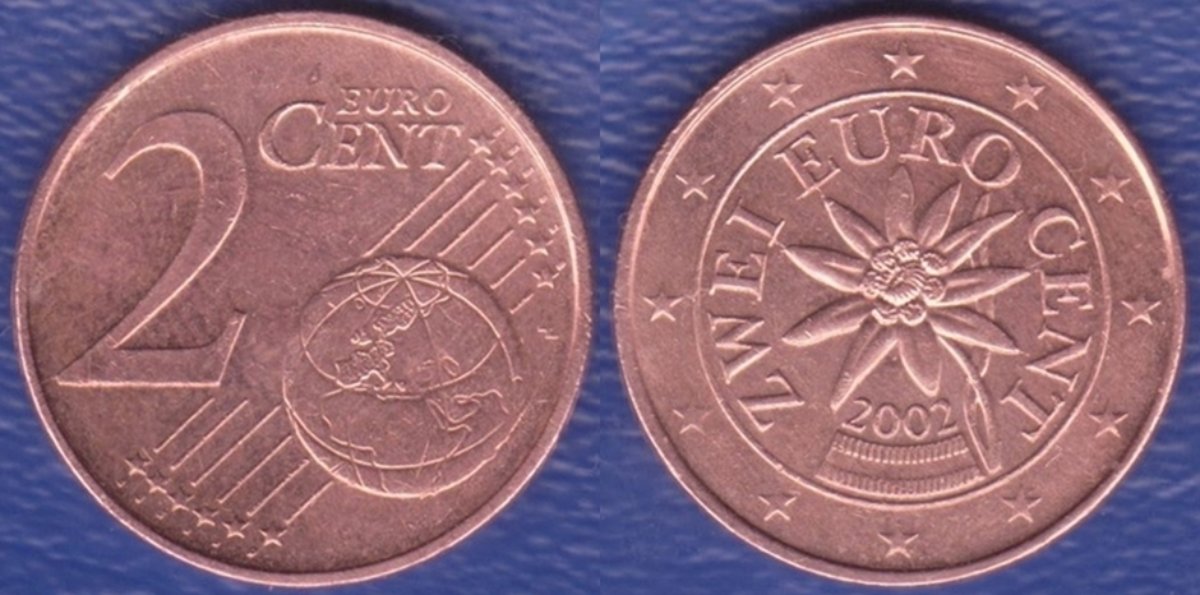 My coins collection: 2 Euro Cent 2002-2018