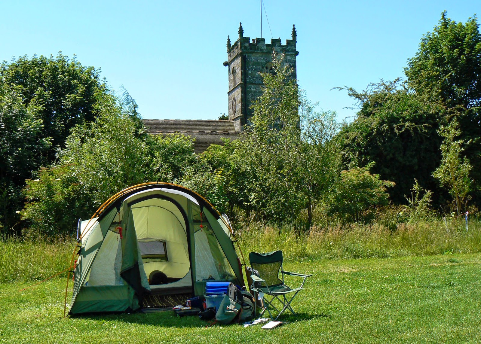 DORSET DORSET: Camping 1 - Church Farm Sixpenny Handley