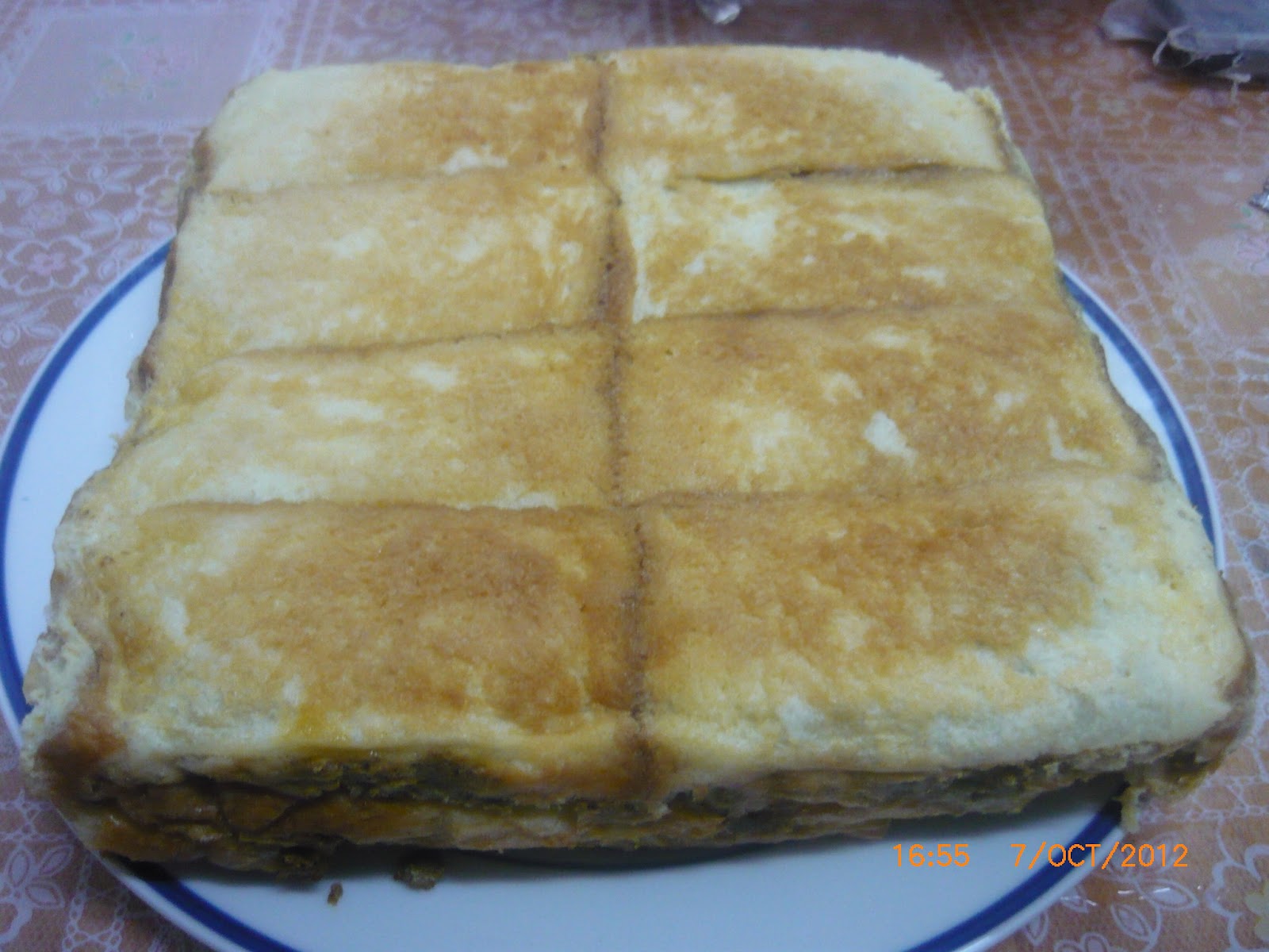 "Sentuhan RasaKasihMama": Roti Lapis Ayam ... guna isi ayam pulakkkk ...