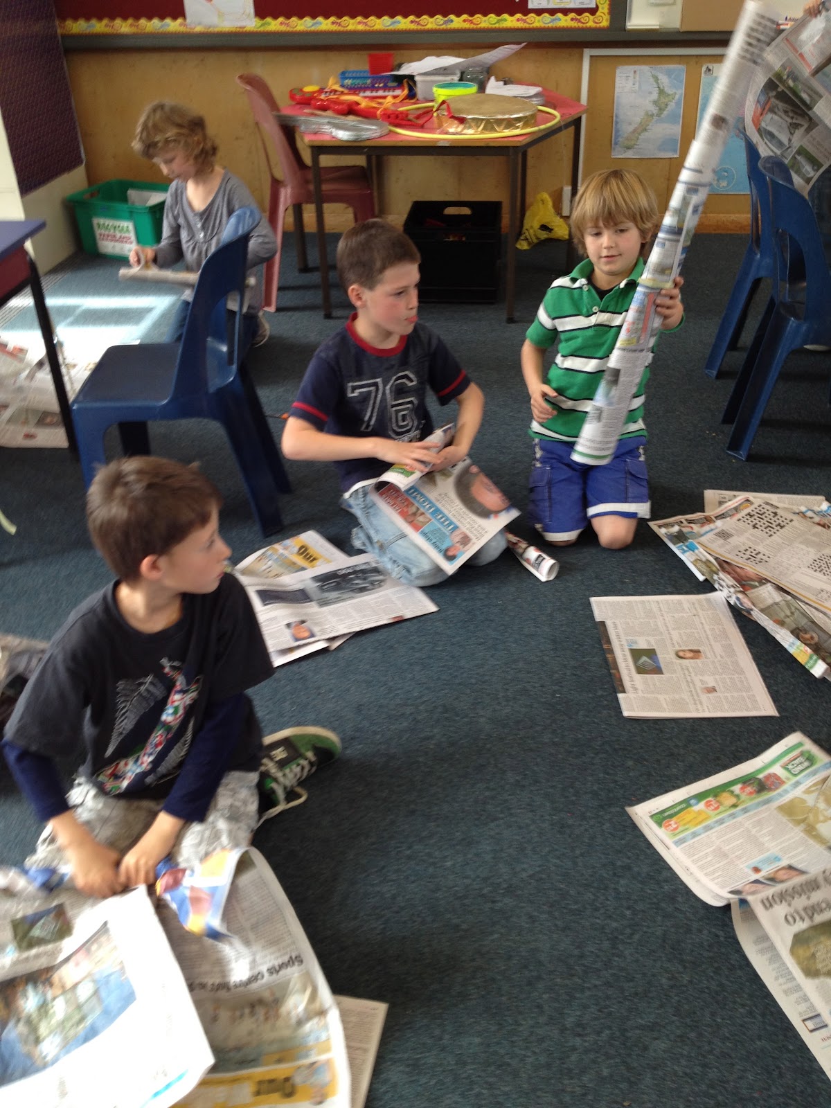 Merry Christmas Everyone!: Constructing Newspaper Towers