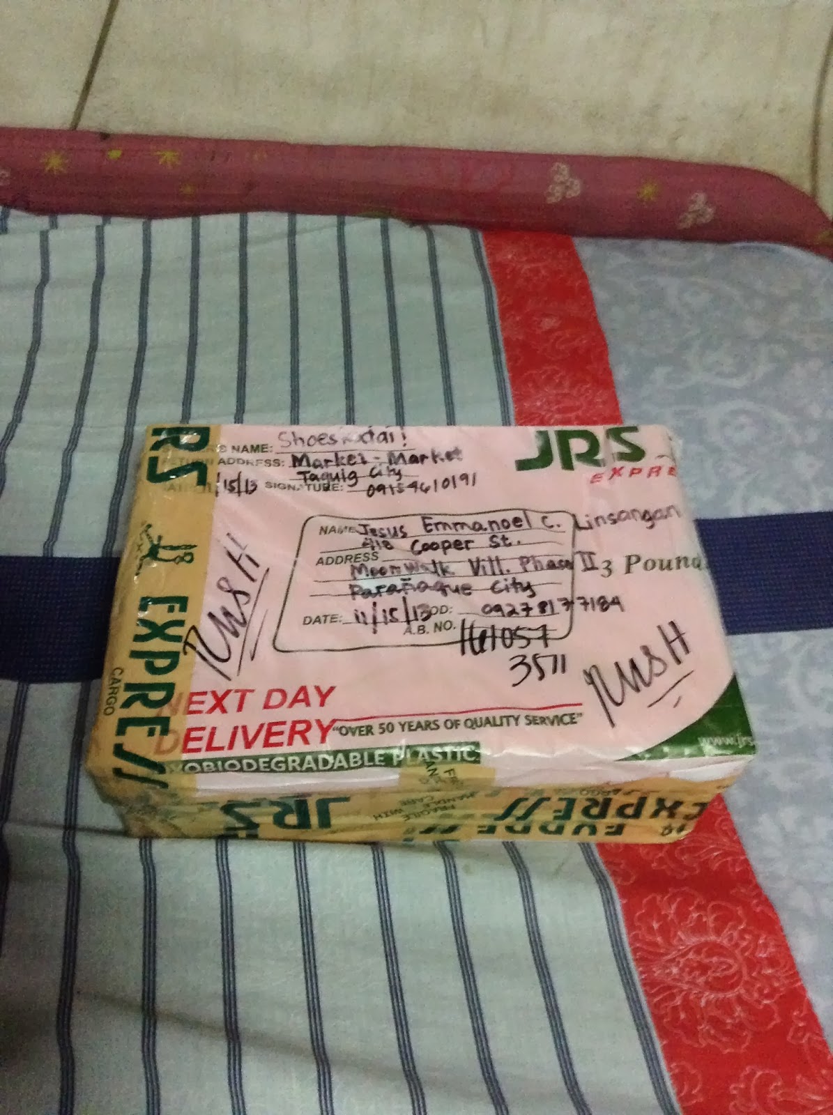 Abby's Blog: JRS Express Delivery