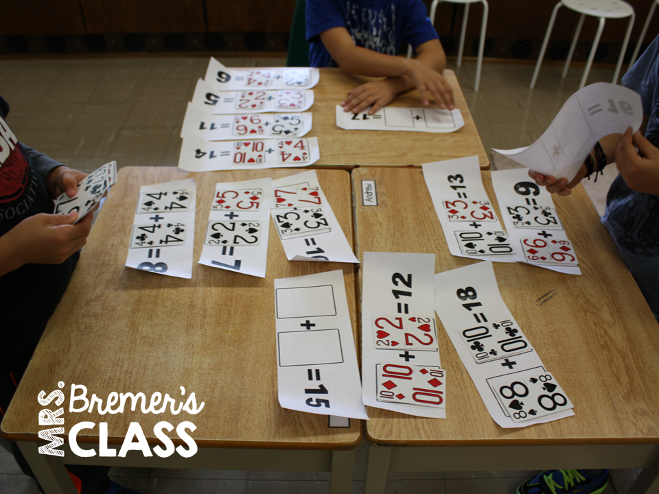 Six FREE Addition Games to Practice Math Fact Fluency! | Mrs. Bremer's ...