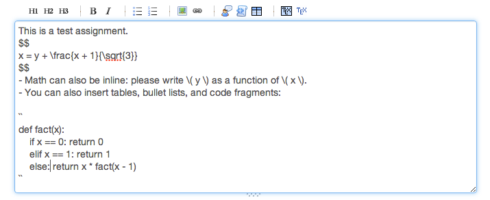 CrowdGrader: Powerful new editor supports math, code, and more