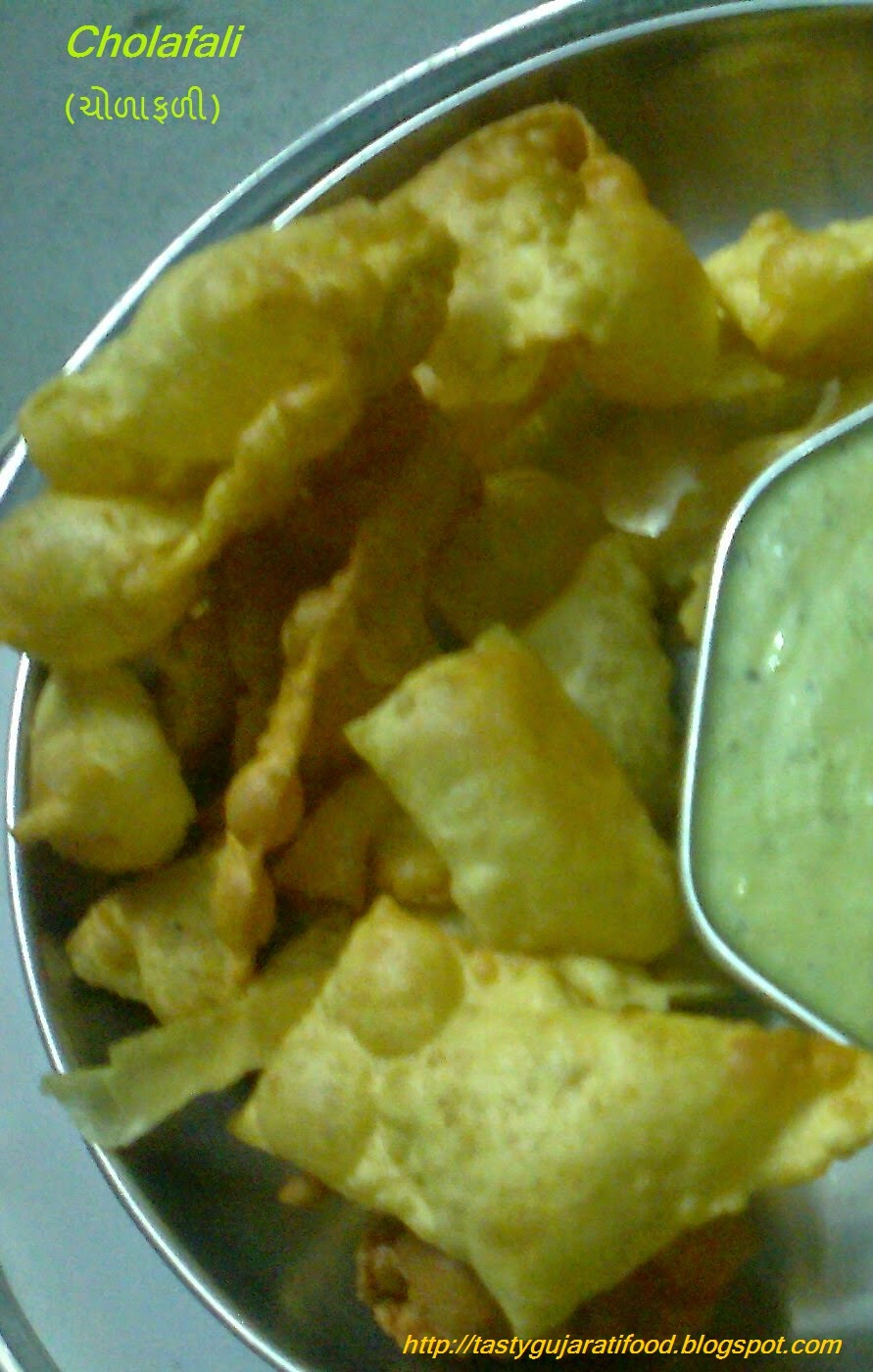 Gujarati Food Recipes :: cholafali recipe