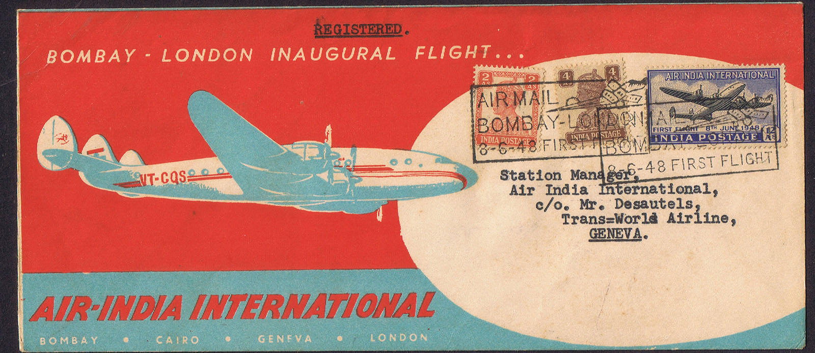 Aero-philately: Air India First Flight Covers
