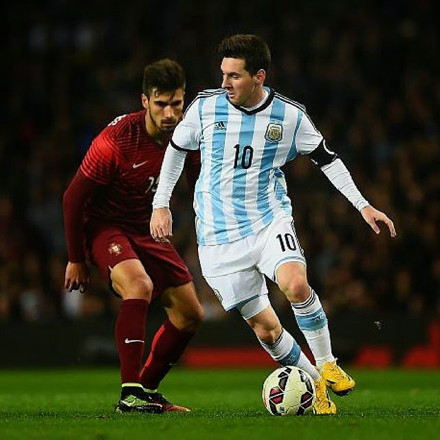Lionel Messi Argentina vs Portugal 2014 ~ Fc Barcelona Photo