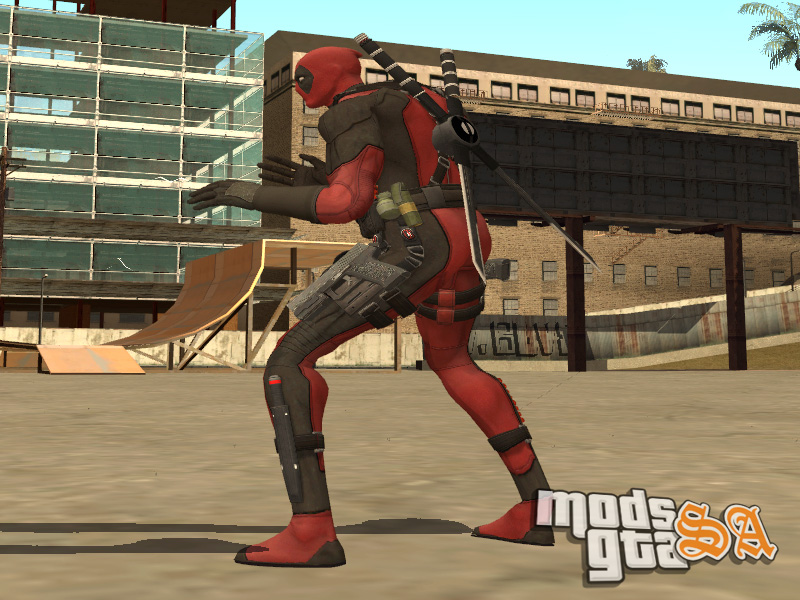 Mods GTA San Andreas: Skin Deadpool