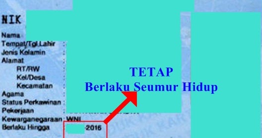 Materi Contoh E Ktp Seumur Hidup Pendidikan - MATERI PENTING PENDIDIKAN ...