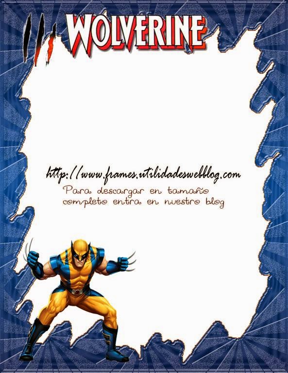 Marco digital para fotos inspirado en Wolverine | Photo Frames