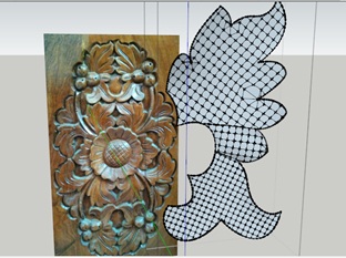 How to Make Wood Carving On SketchUp - bagus3d