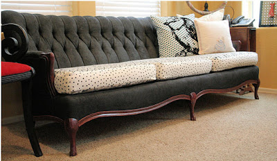 Painted Sofa - Addicted 2 Decorating®
