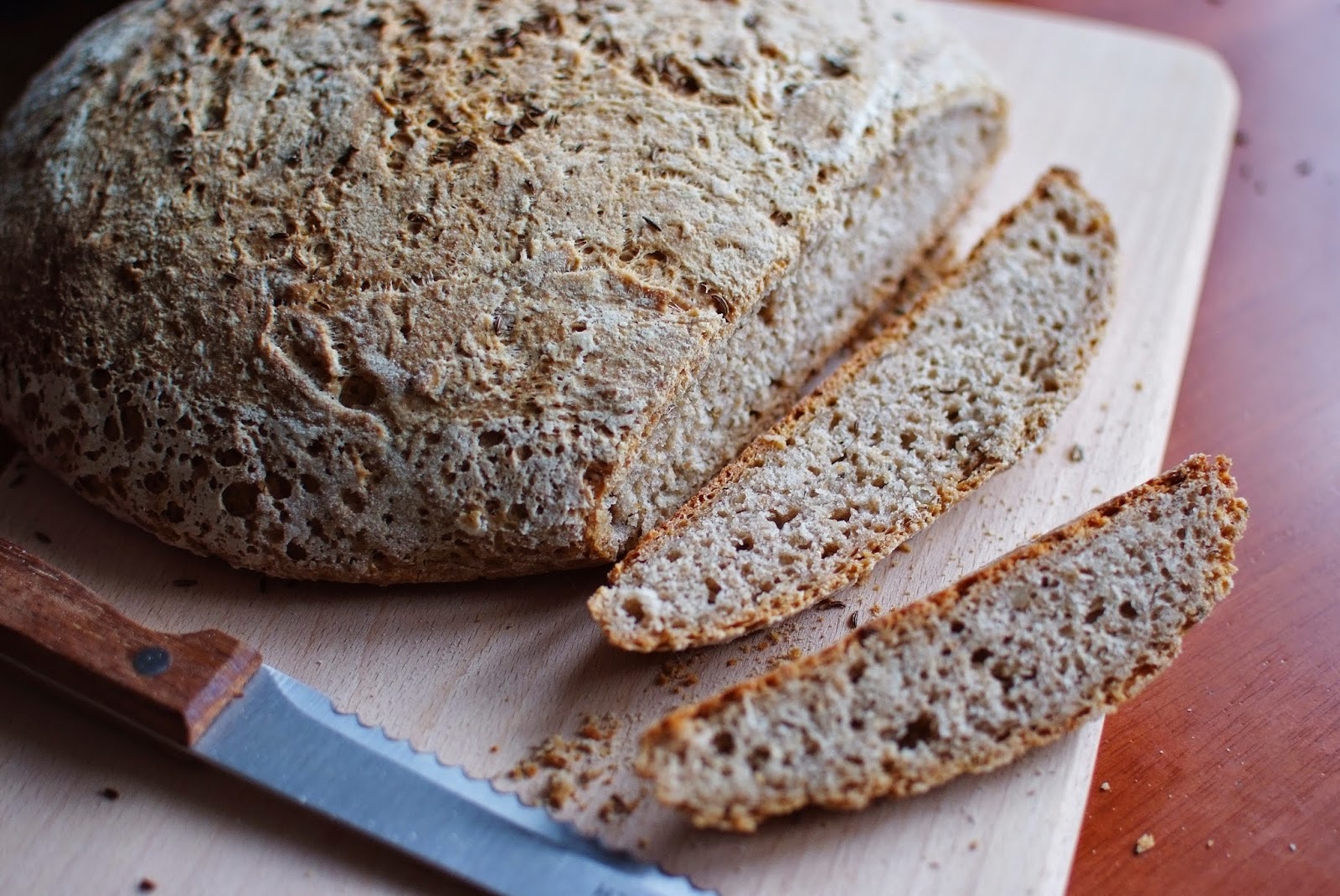 Chleb pełnoziarnisty z kminkiem! | SMYKWKUCHNI