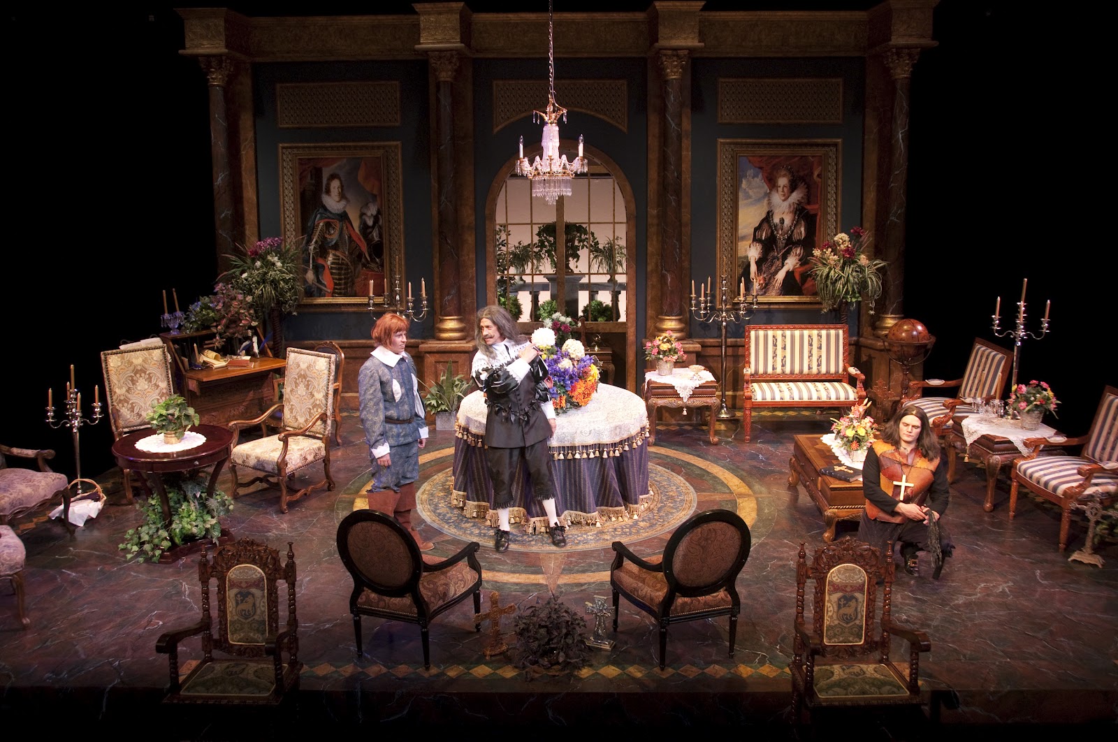 The Theatrical Designs of Gary Benson: Tartuffe--Scene Design