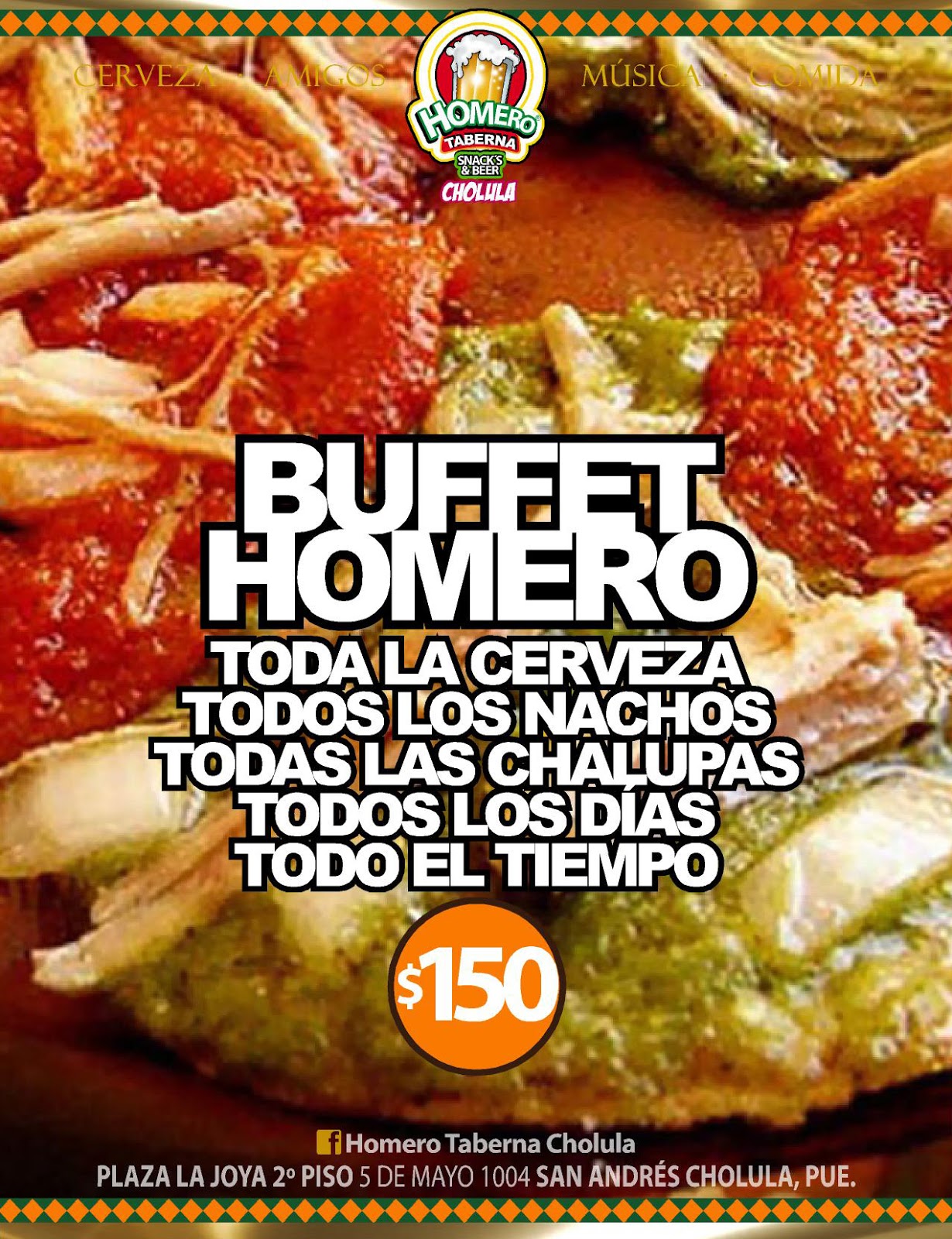 Homero Taberna Franquicia: Buffet Homero