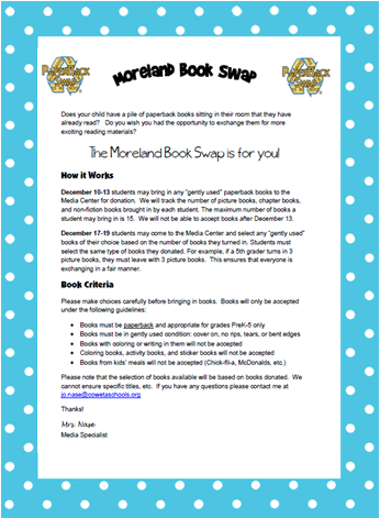 The Book Bug: Spring Book Swap