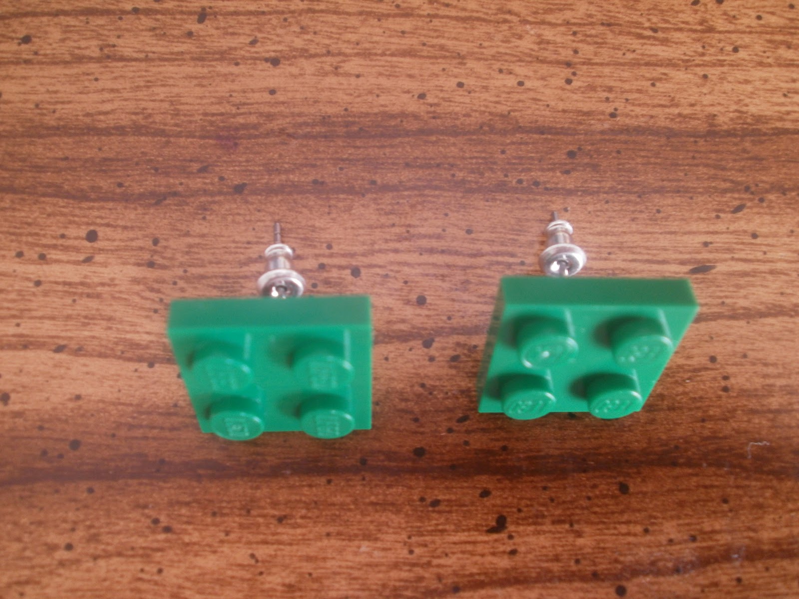 Forever Sew Cute: Lego Earrings - My Creation