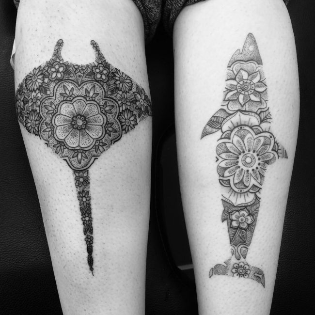 Tatuajes de mantarraya y su Significado