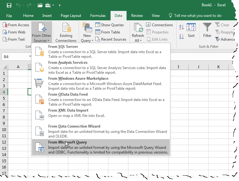 Menampilkan Data dari Access ke Excel Menggunakan Microsoft Query ...