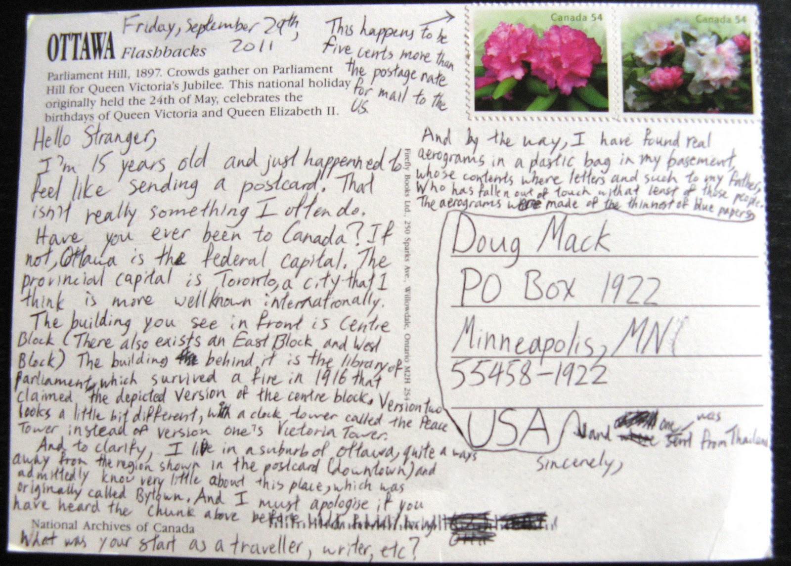 Doug Mack | Blog: The best postcards are the ones that begin, "Hello ...