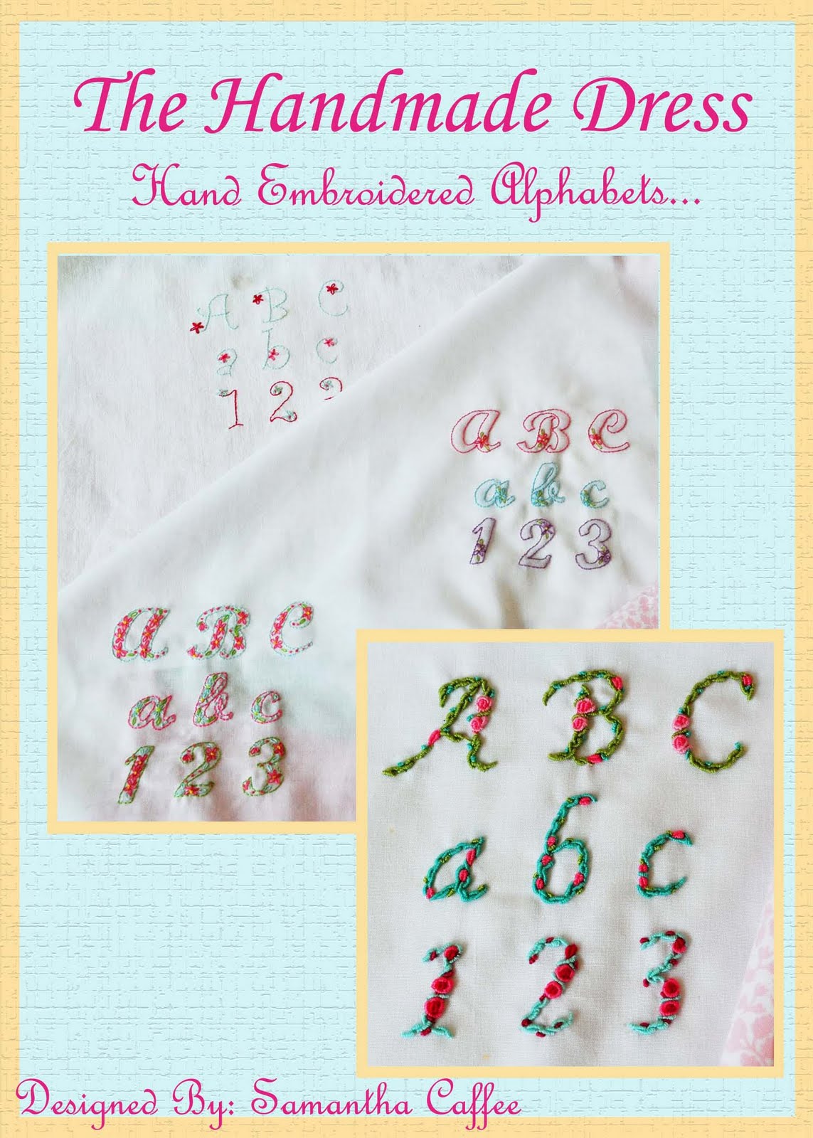 Hand Embroidered Alphabet...