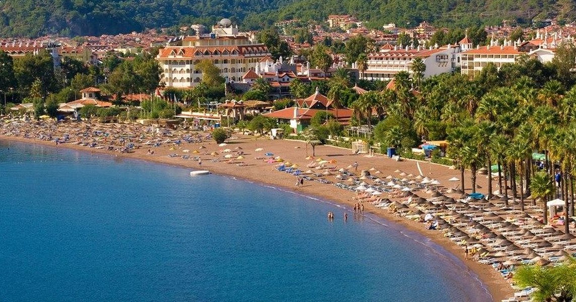 Turkiet semester hotell och lägenheter: Icmeler attraktiv badort i Turkiet