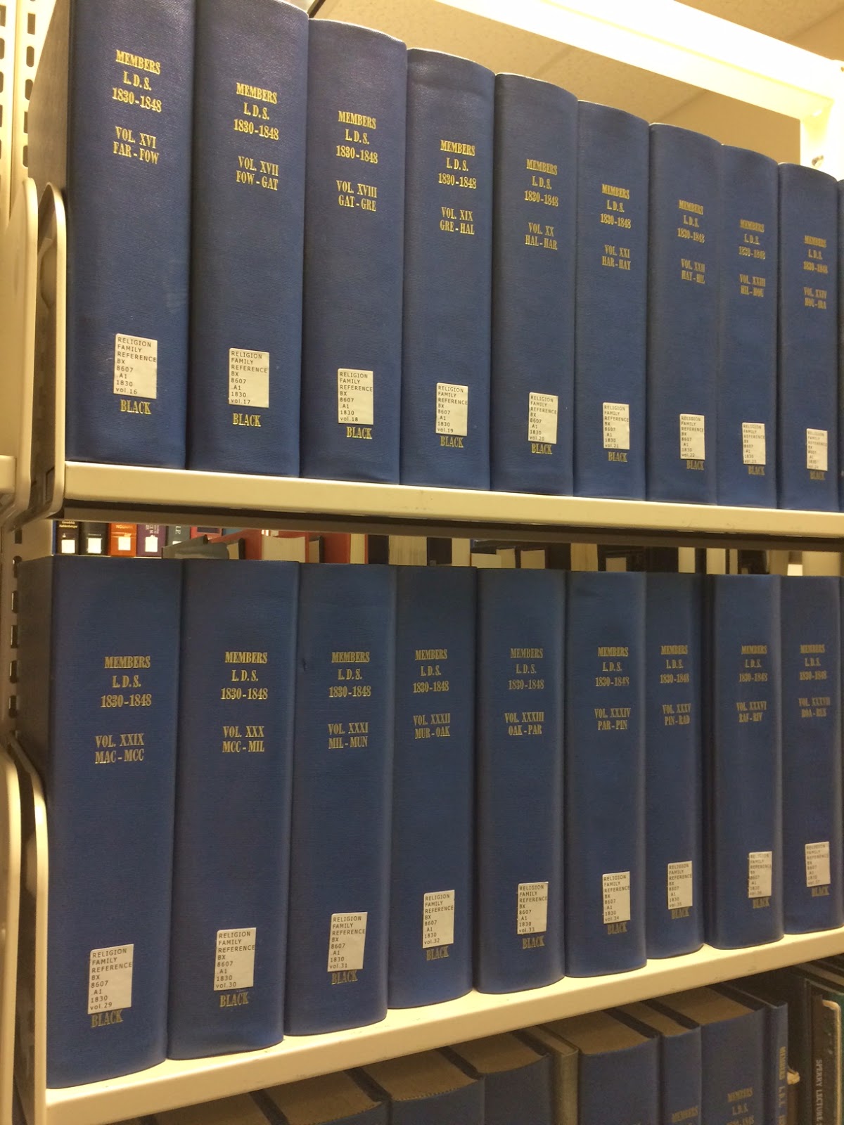 Rejoice, and be exceeding glad...: Records of Early LDS Church Membership