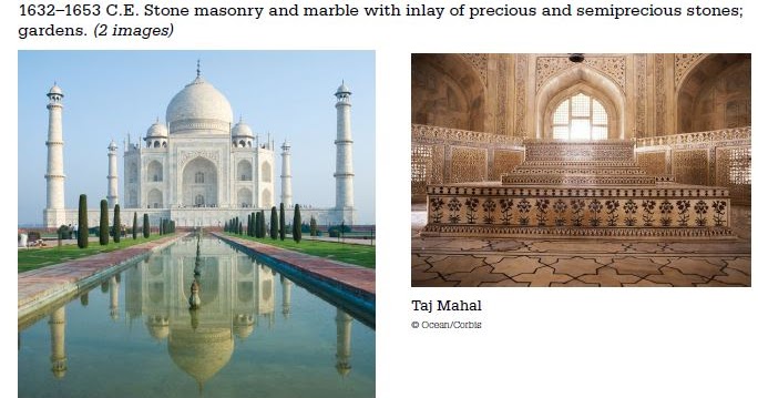 Gibby's AP Art History: 209. Taj Mahal - Islamic, Mughal Period - c ...