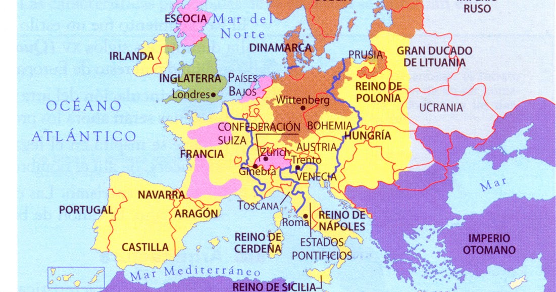 Ámbito Lingüístico y Social - 3º PMAR. Orden de Santiago: El mapa de la Reforma