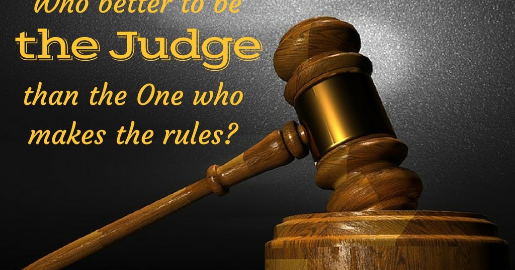 A Word Fitly Spoken: Who Do You Think I Am? - Our Judge