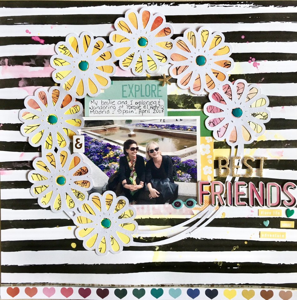 Scrap Our Stash Challenge: "Best Friends" Layout ~ Designer Carment ...