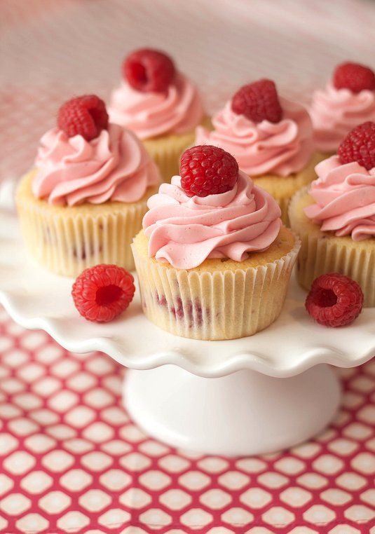 Raspberry Cupcakes