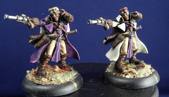 Danger Mouse's Paint Blog: Gun Mage Captain Adept x 2