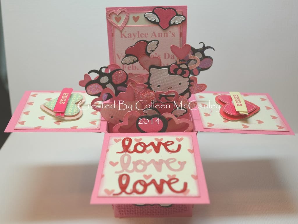 Col's Creative Corner: A Hello Kitty Valentine Card In A Box