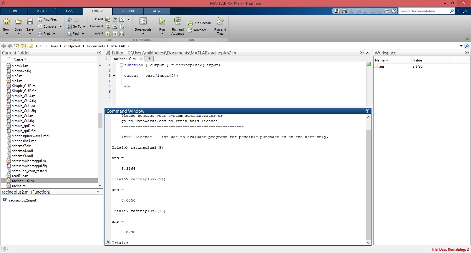 Matlab level 3, Matlab niveau 3, Matlab stufe 3,