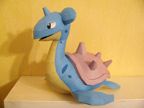 Pokemon : Lapras Papercraft | Paperized Crafts