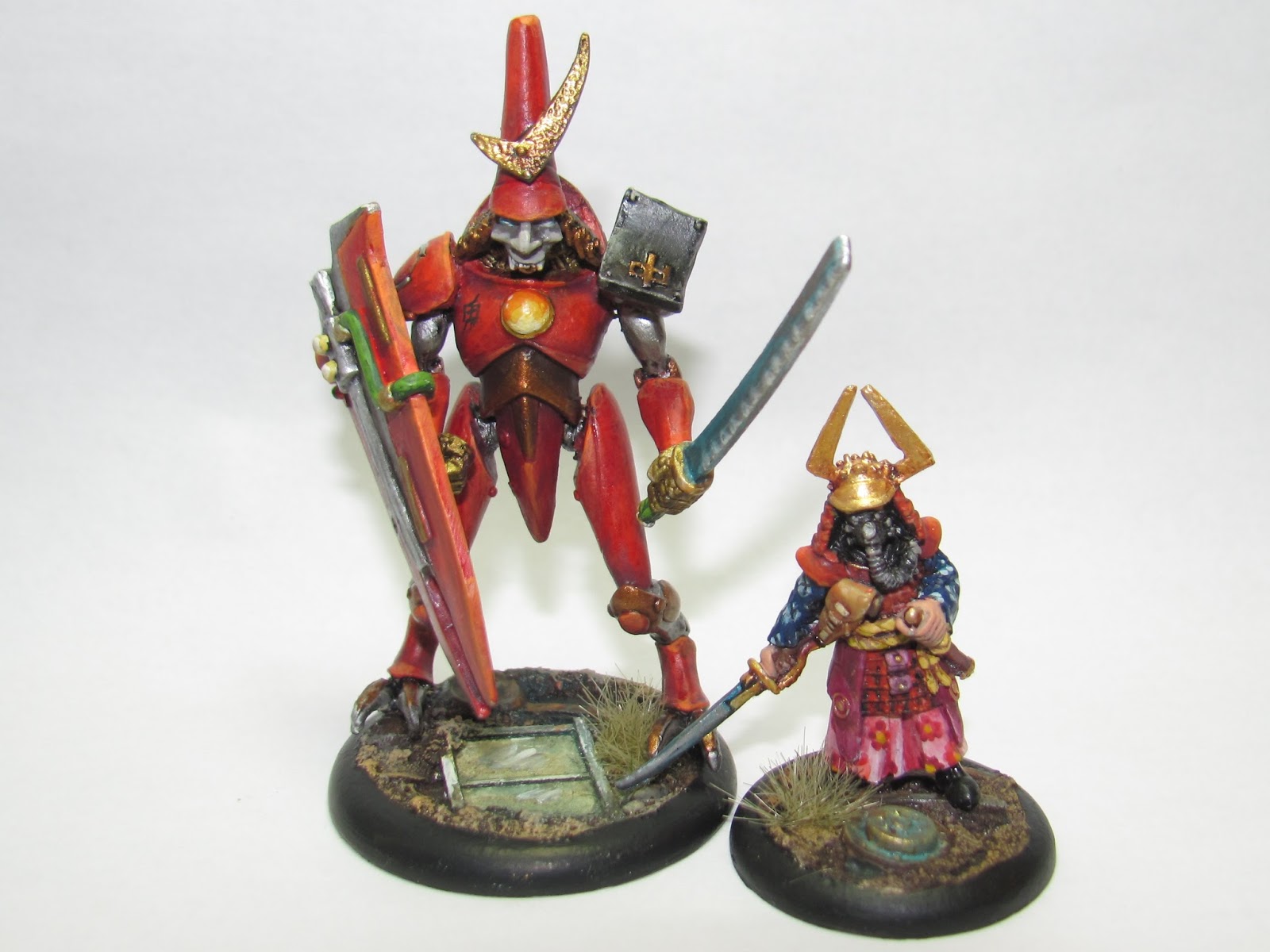 Lead and Paint: Urban War: Oni Class Shogun Battlesuit with Katana