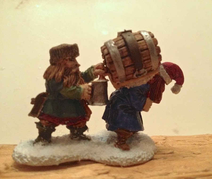 Analogue Hobbies: From JeremyM: 28mm Festive Dwarves (15 points)