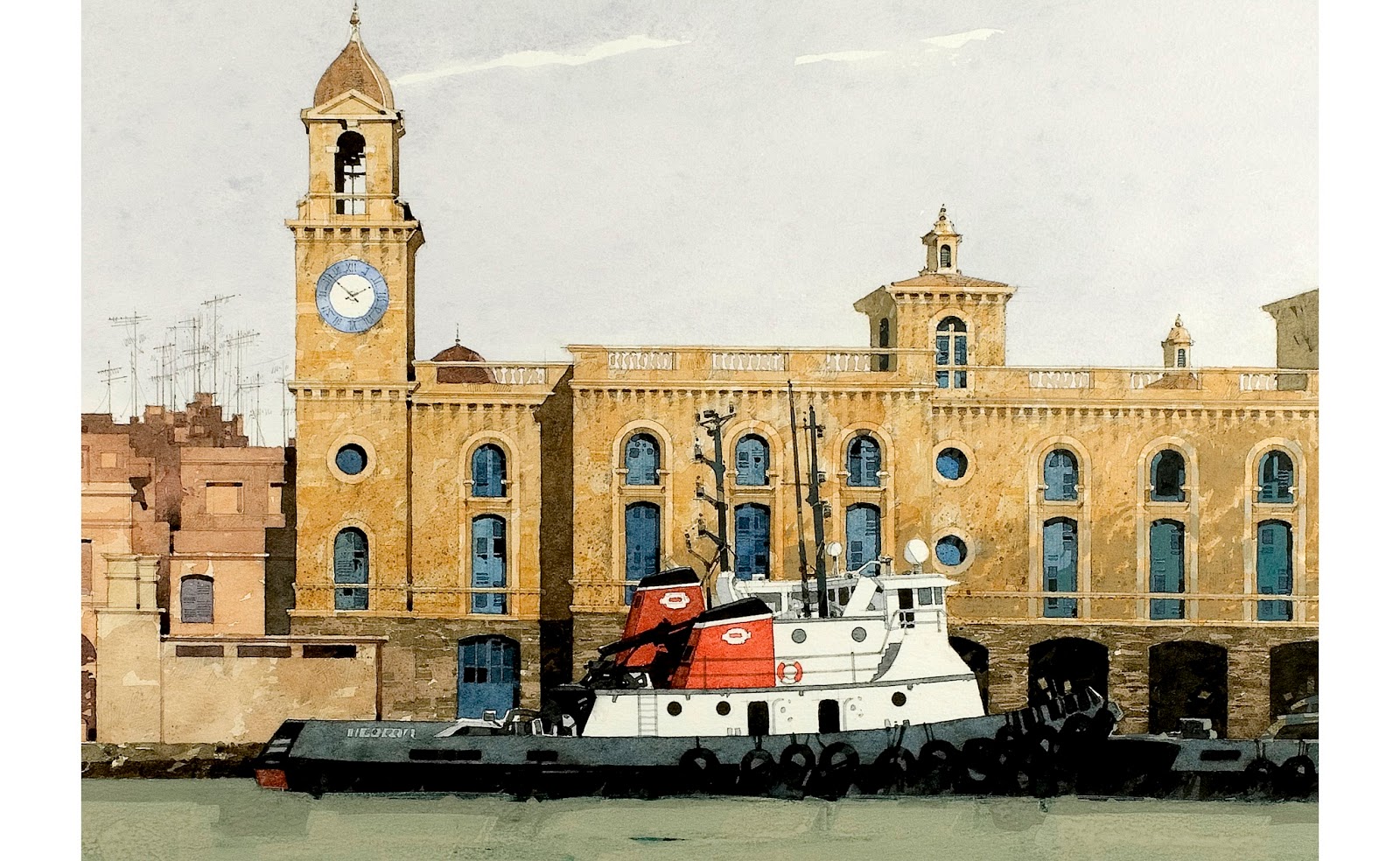 Martin Maxim, Artist: Buildings near and far