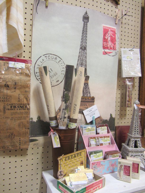 Phoenix Scrapbook Store: Paris Display at Phoenix Scrapbook Store