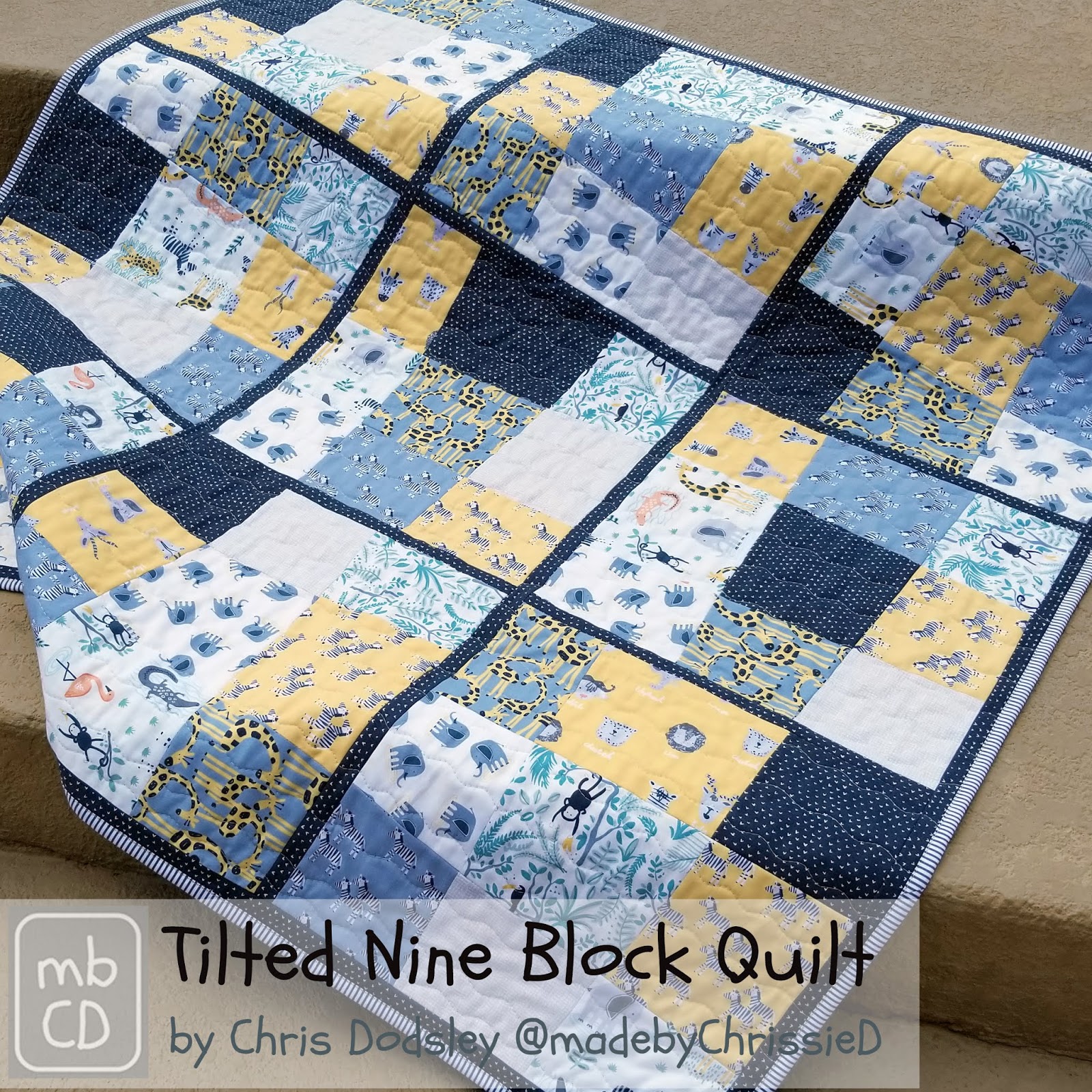Chris Dodsley @mbCD: Pattern Release - Tilted Nine Block Quilt