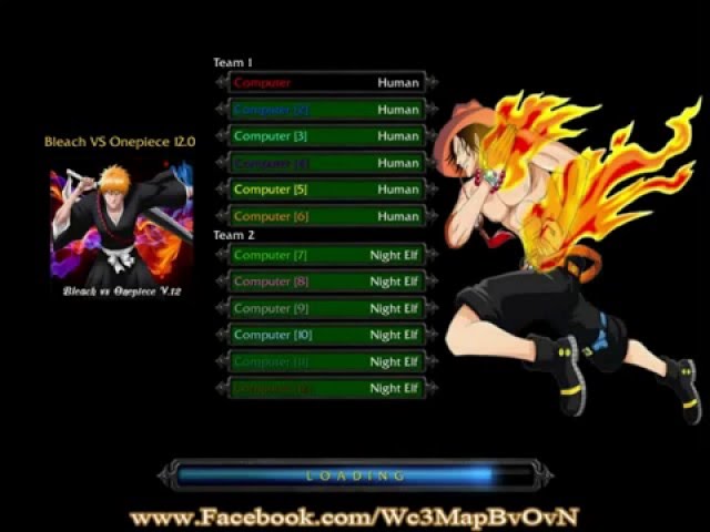 Bleach vs One Piece v12.0 (AI Map) - Maps Warcraft 3 AI