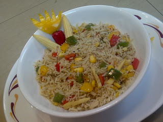 AMU'S RECIPES: Chilly Corn Fried Rice