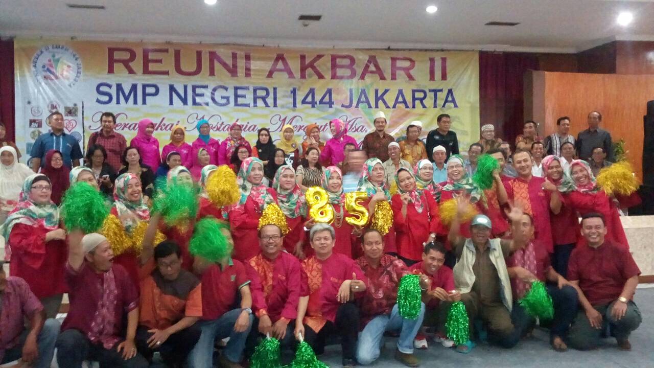 Reuni Akbar 2 SMP Negeri 144 Jakarta