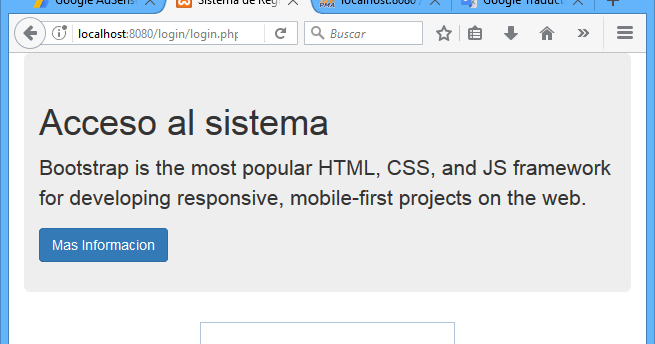Crear un sistema de Login con PHP y MySQL Bootstrap 3.0 ~ Articulos de ... Crear un sistema de Login con PHP y MySQL Bootstrap 3.0 ~ Articulos de ...
